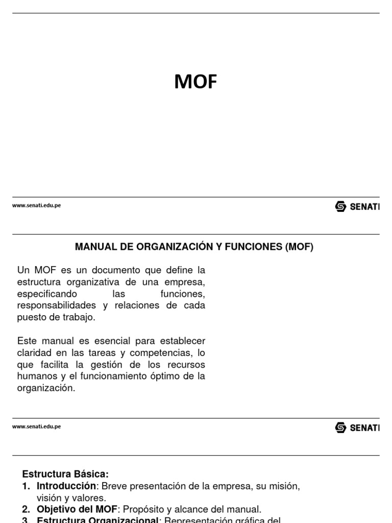 MOF | PDF | Business