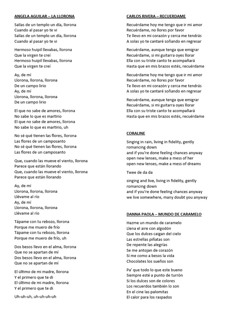 CANCIONERO | PDF | Amor