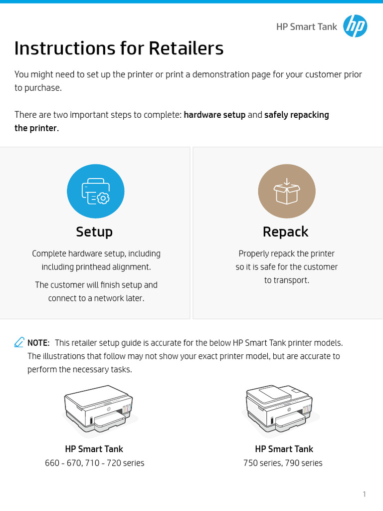 Retailer Setup en | PDF | Printer (Computing) | Image Scanner