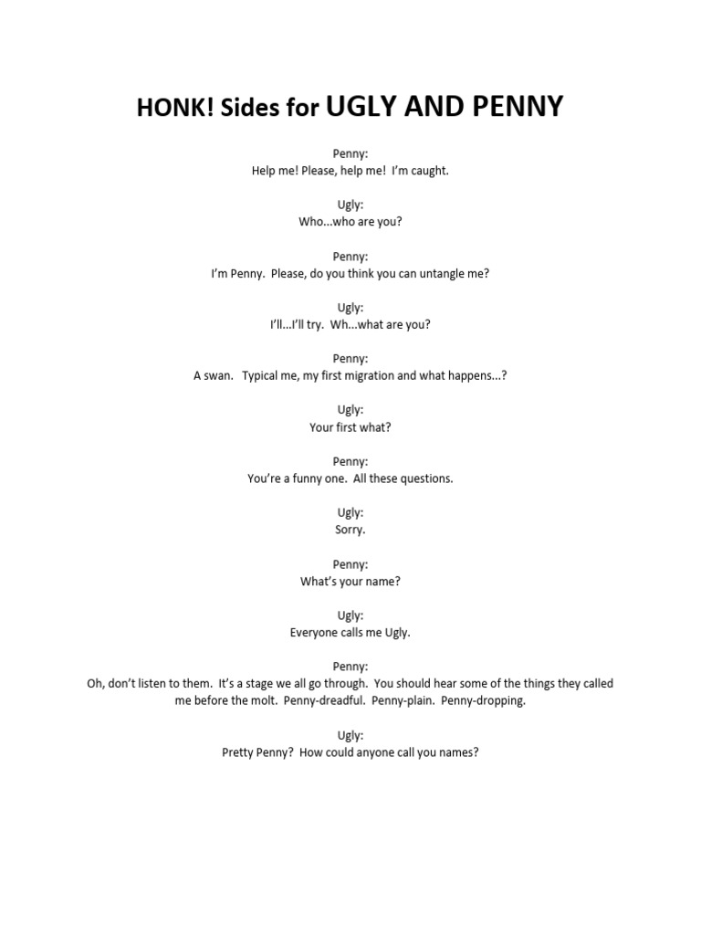 HONK Callback SIDES | PDF | Birds | Poultry