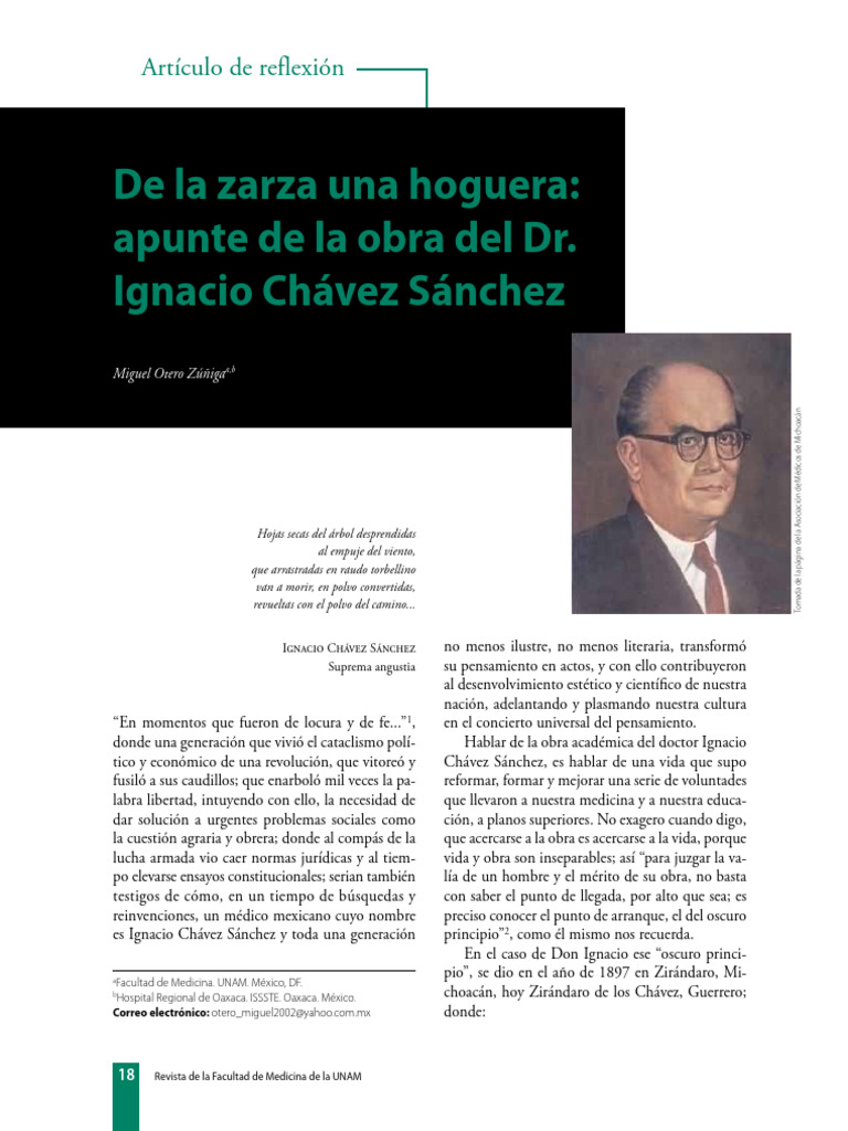 Dr. Ignacio Chávez | PDF | México