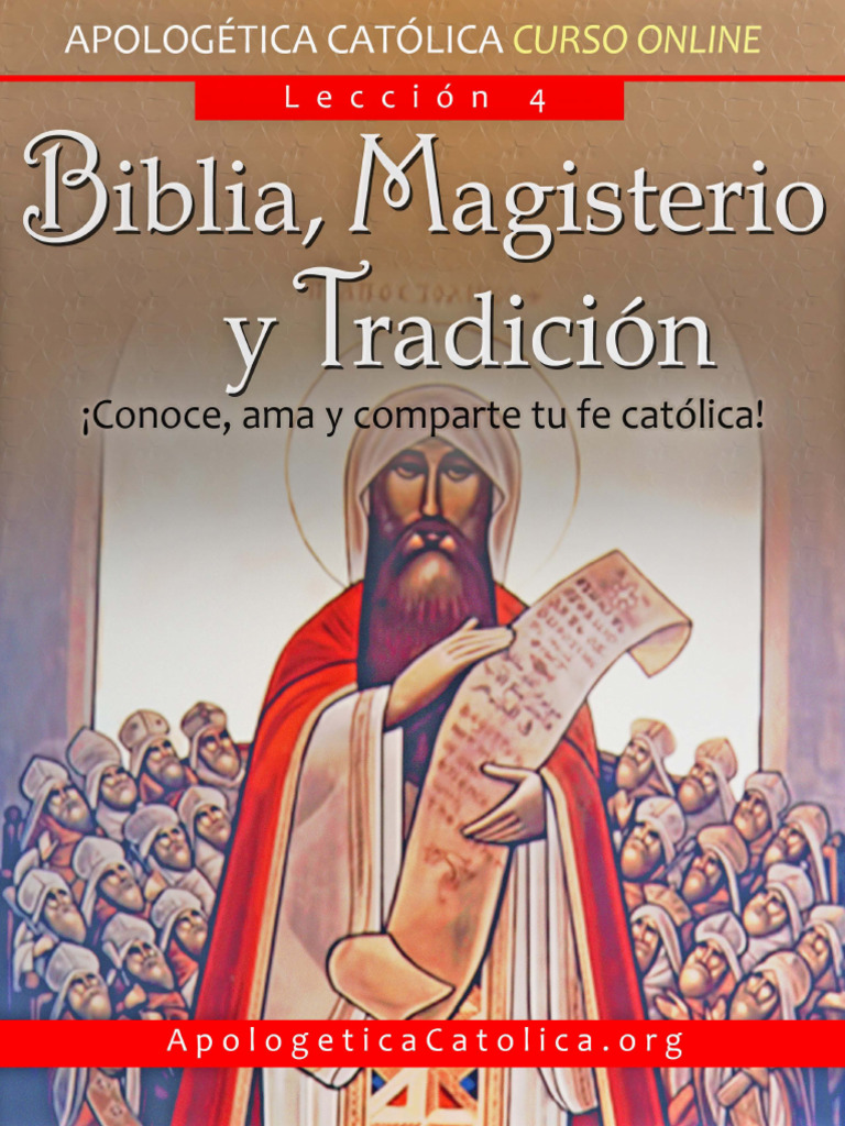 Leccion 04 - Biblia, Magisterio y Tradición - Material de Apoyo | Descargar gratis PDF | Biblia ...