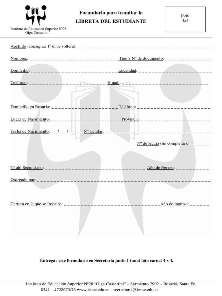 Form Libreta-De Estudiante | PDF
