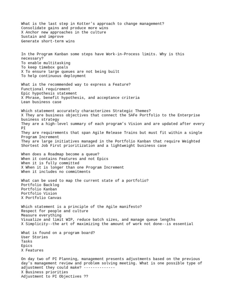 Question and Answers 91 Percent | PDF | Agile Software Development | Scrum (Software Development)