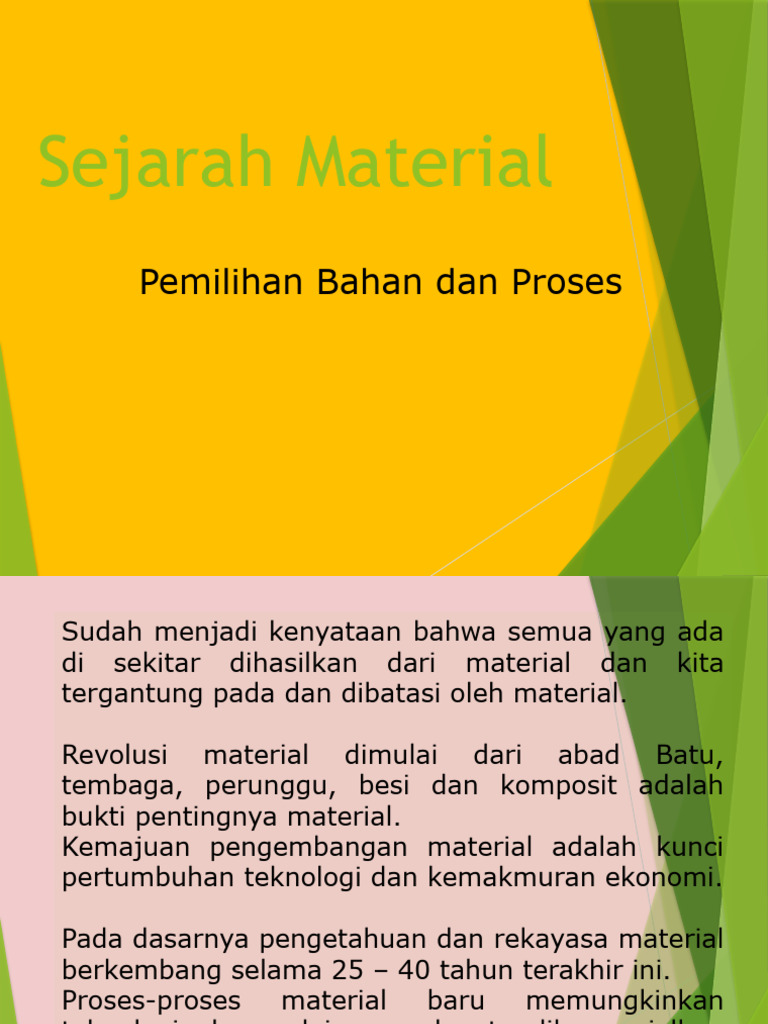 Kul-1 Penggolongan Material - 1 | PDF