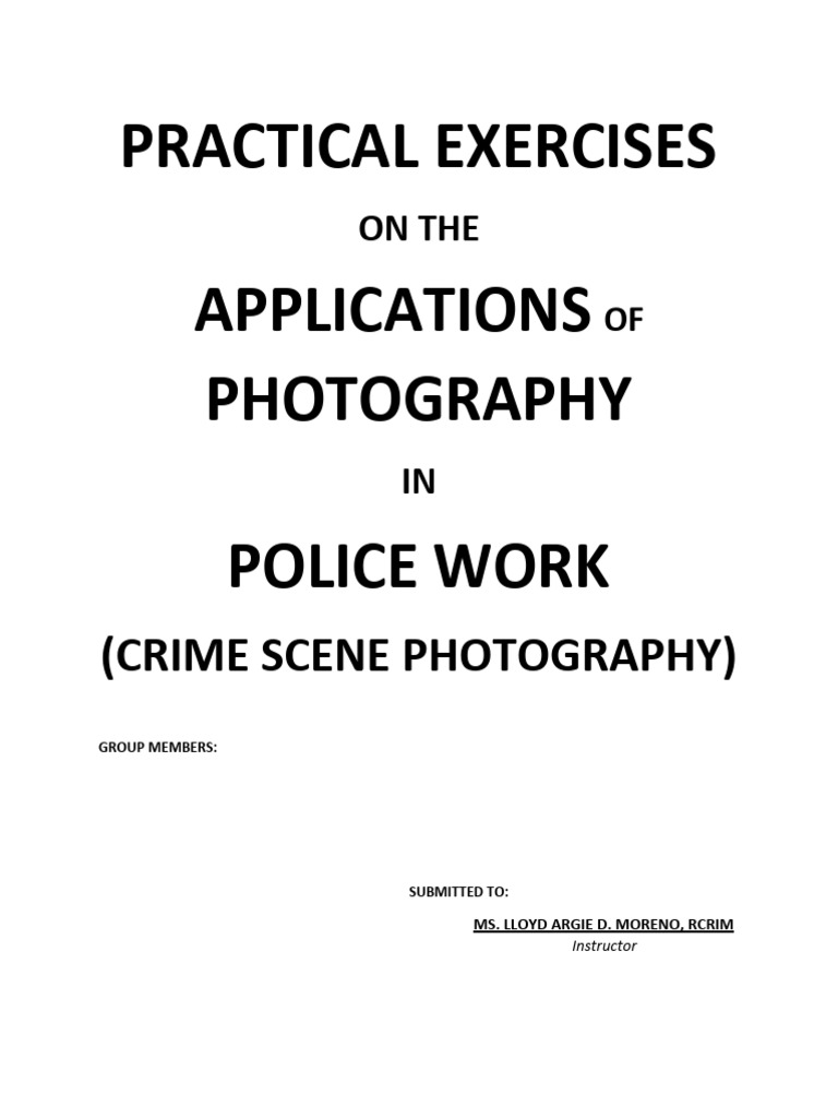 Crime Scene Folder | PDF | Camera Lens | Camera
