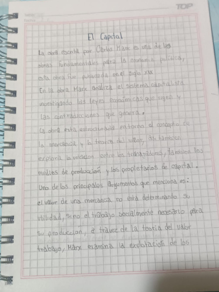 Resumen Libro El Capital | PDF