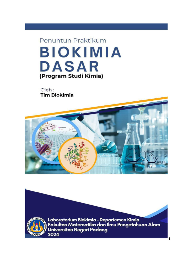 Penuntun Praktikum Biokimia Dasar-Jan Juni 2024-Final | PDF