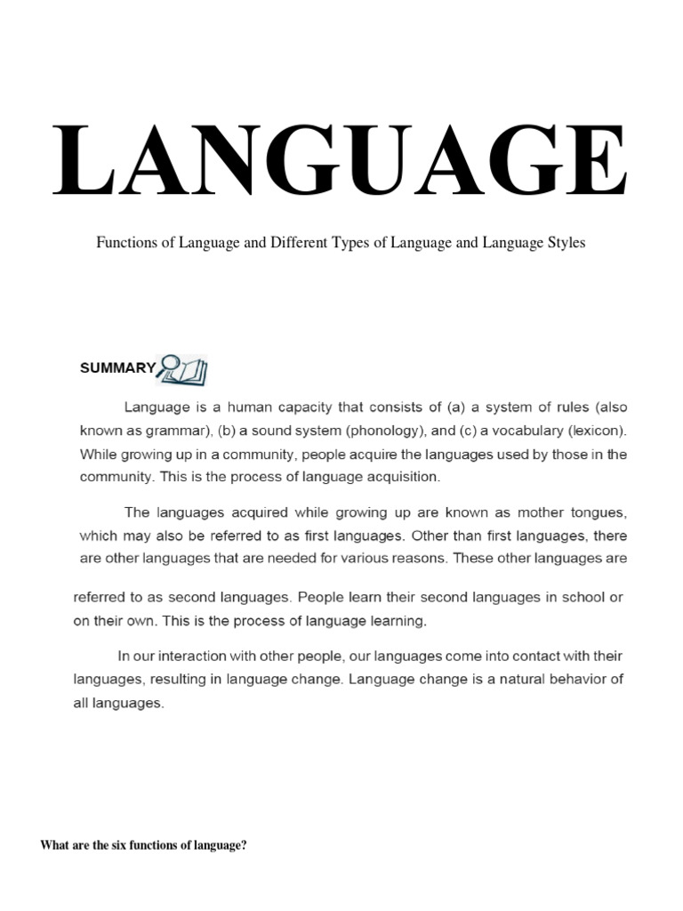 GE 107 Pur. Com. Language | PDF | Jargon | English Language