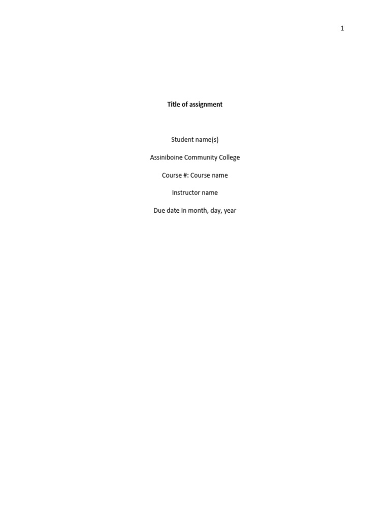 APA 7th Edition Student Sample Paper | PDF | Psychotherapy | Relaxation ...