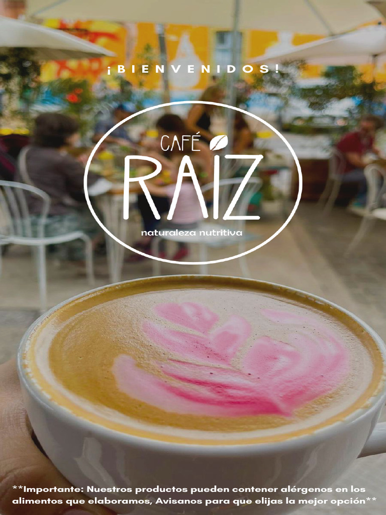 Cafe Raiz Carta Esp 2024 A. | PDF | ensalada | Té