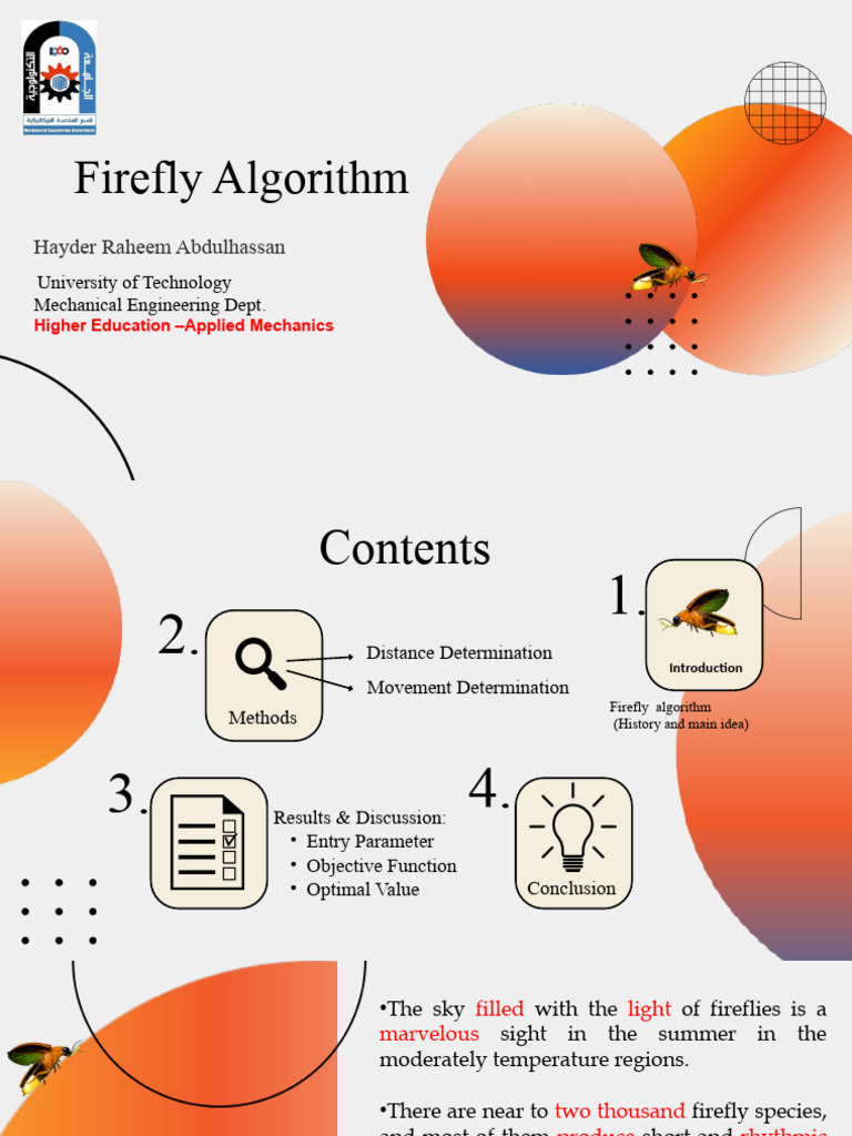 Firefly Pdf Mathematical Optimization Beam Structure 