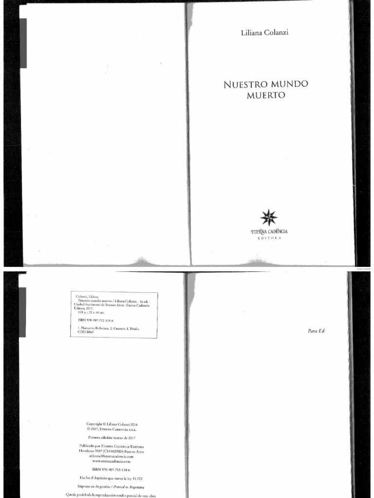 Nuestro Mundo Muerto - Liliana Colanzi | PDF