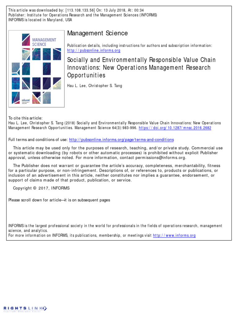 Responsible value chain | PDF | Corporate Social Responsibility ...