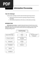 Understanding the Information Processing Model | PDF | Information | Memory