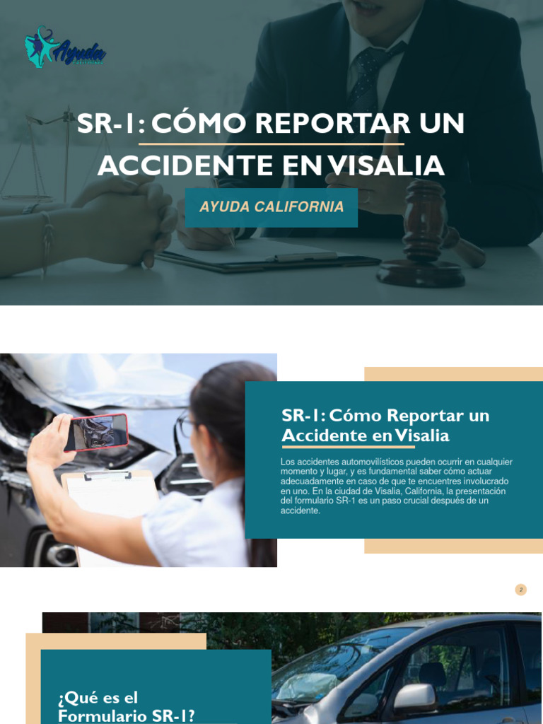 SR-1 Cómo Reportar Un Accidente en Visalia | Descargar gratis PDF ...