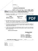 Dual DOB Affidavit | PDF | Finance & Money Management | Social Science