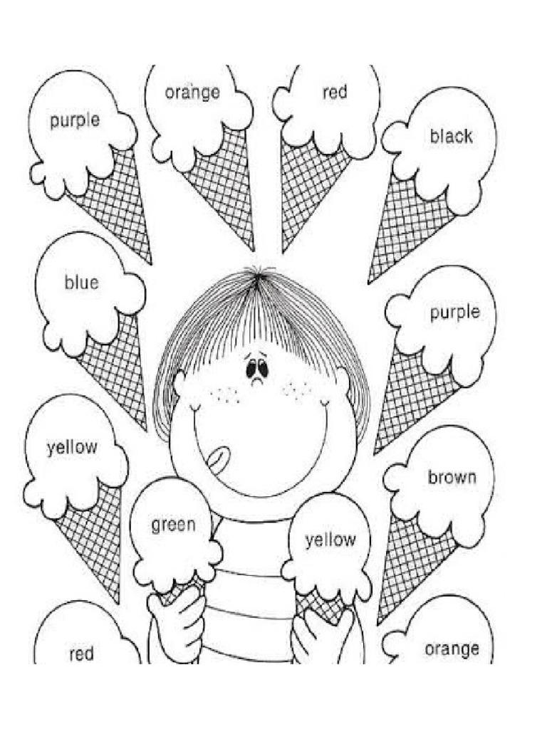 Actividad de Los Colores en Ingles 2 Mayo 8 Del 2024 | PDF