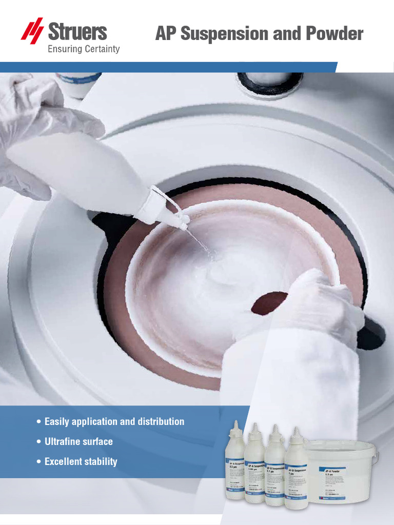 AP Suspension | PDF | Aluminium Oxide | Chemistry