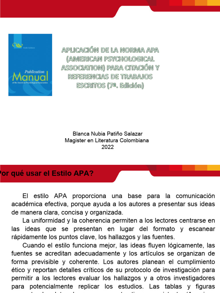 Normas APA: Formato y Márgenes | PDF | Estilo apa | Bibliografía