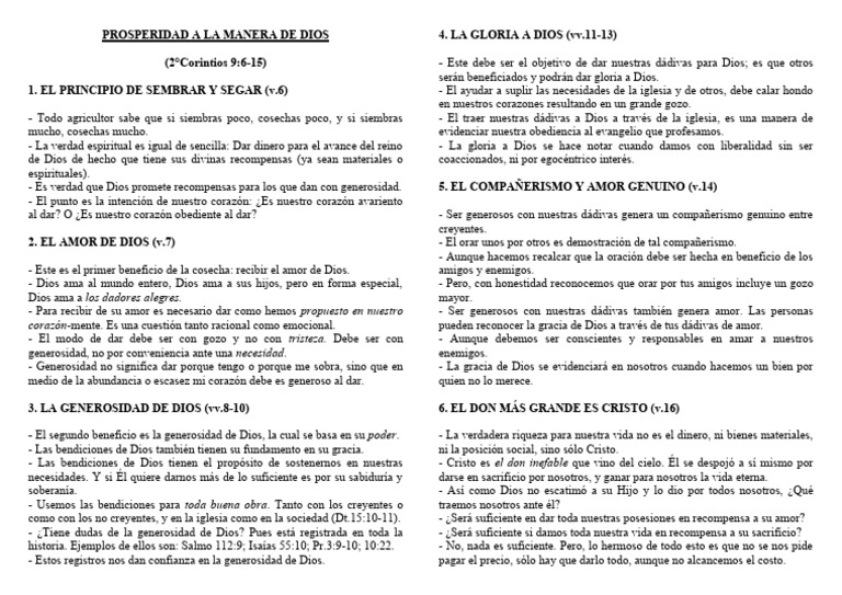 Generosidad y Fe Cristiana | PDF | Amor | Cristo (título)