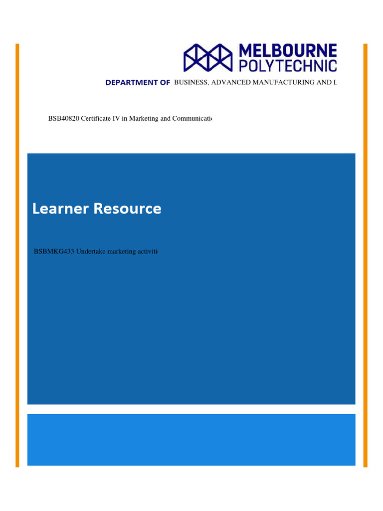 Basic Marketing Activities Guide | PDF | Marketing | Marketing Strategy