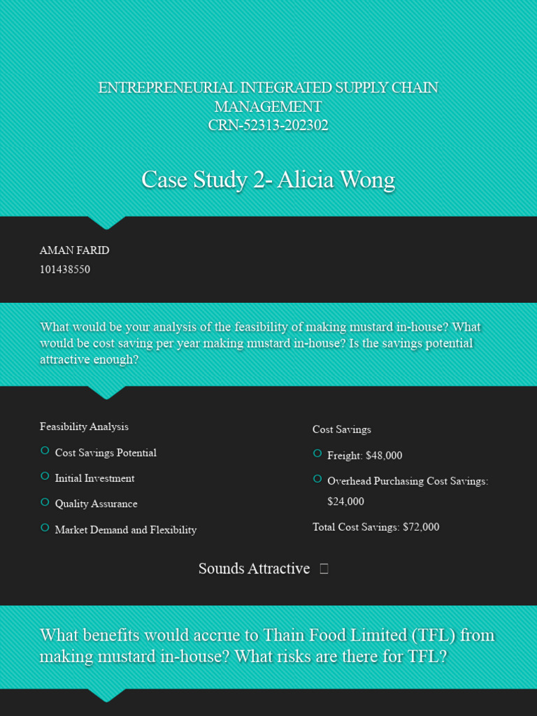 Case Study - Alicia Wong | PDF