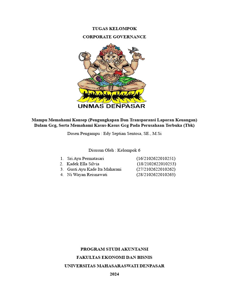 Tugas KLP - GCG - 1 | PDF