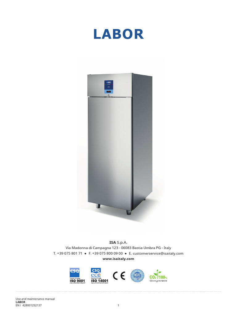 Isa Labor User Guide Manual en 428001252137 | PDF | Ac Power Plugs And ...