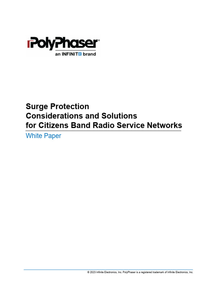 PP Citizens Band Radio Service Network | PDF | Electromagnetic ...