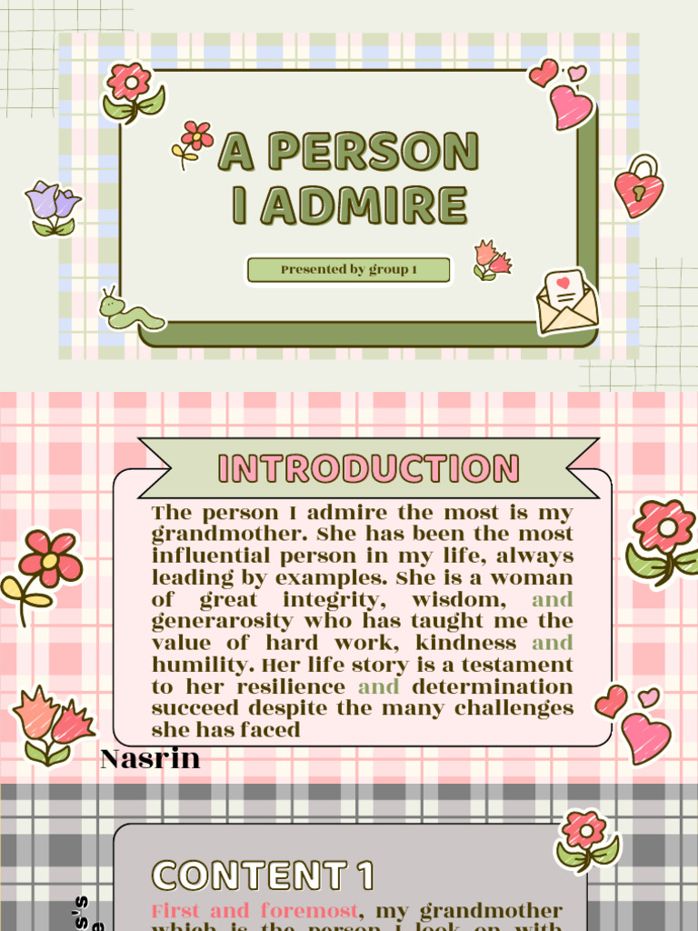 My Admired Grandmother's Influence | PDF