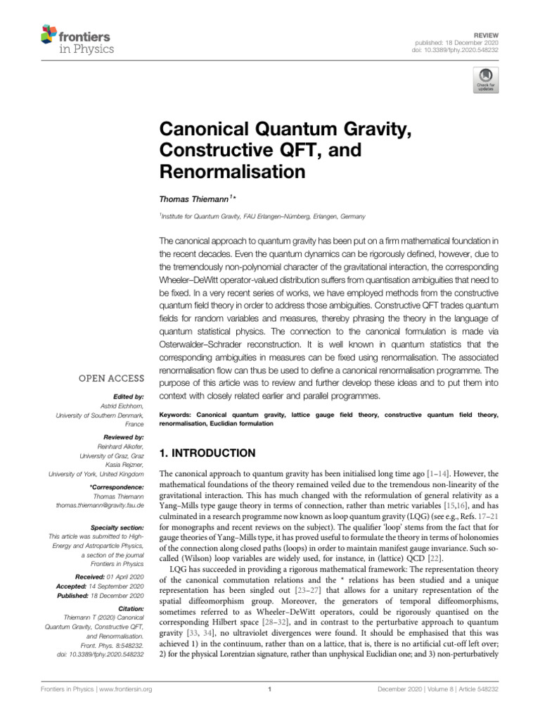 Fphy 08 548232 | PDF | Quantization (Physics) | Quantum Field Theory