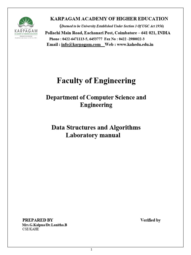 Dsa Manual Final | PDF | Queue (Abstract Data Type) | Software Engineering