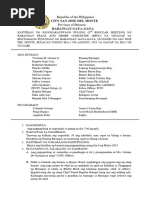 BDRRM Plan Template - Filipino Edited | PDF