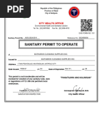 Dti Permit Sample | PDF