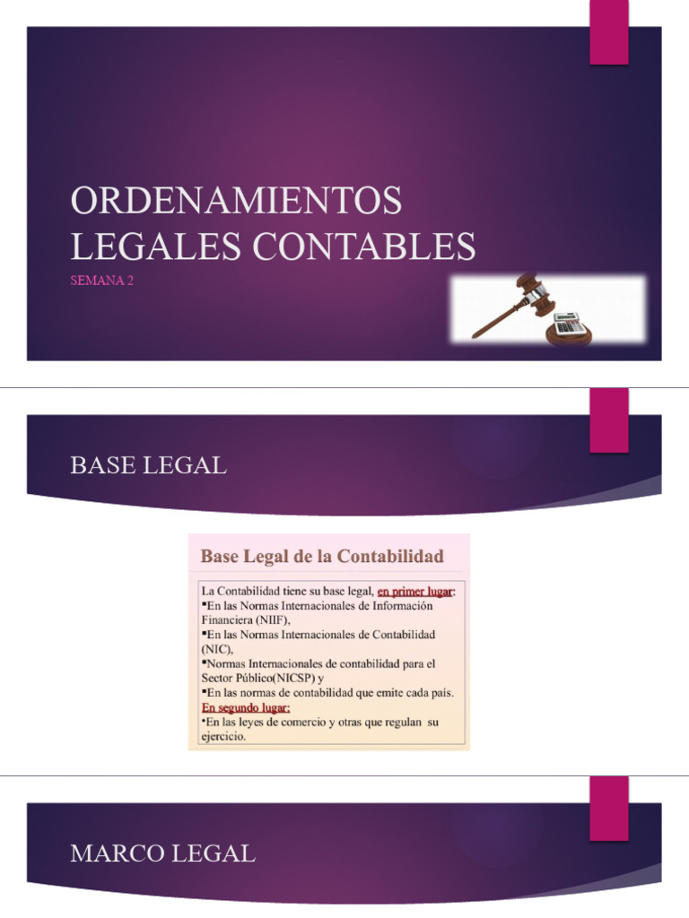 Ordenamientos Legales Contables | PDF | Ciencias sociales