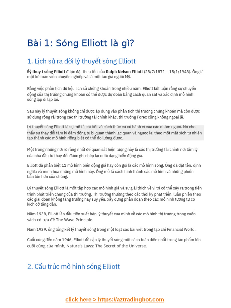 Sóng Elliott PDF | PDF