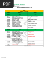 Final June Timetable 2025 | PDF | Science | Languages Of Africa