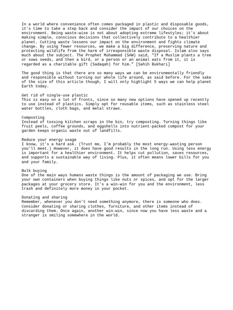 Message | PDF | Waste | Waste Management