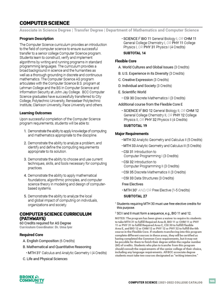 Computer Science 21 22 | PDF | Science | Mathematics