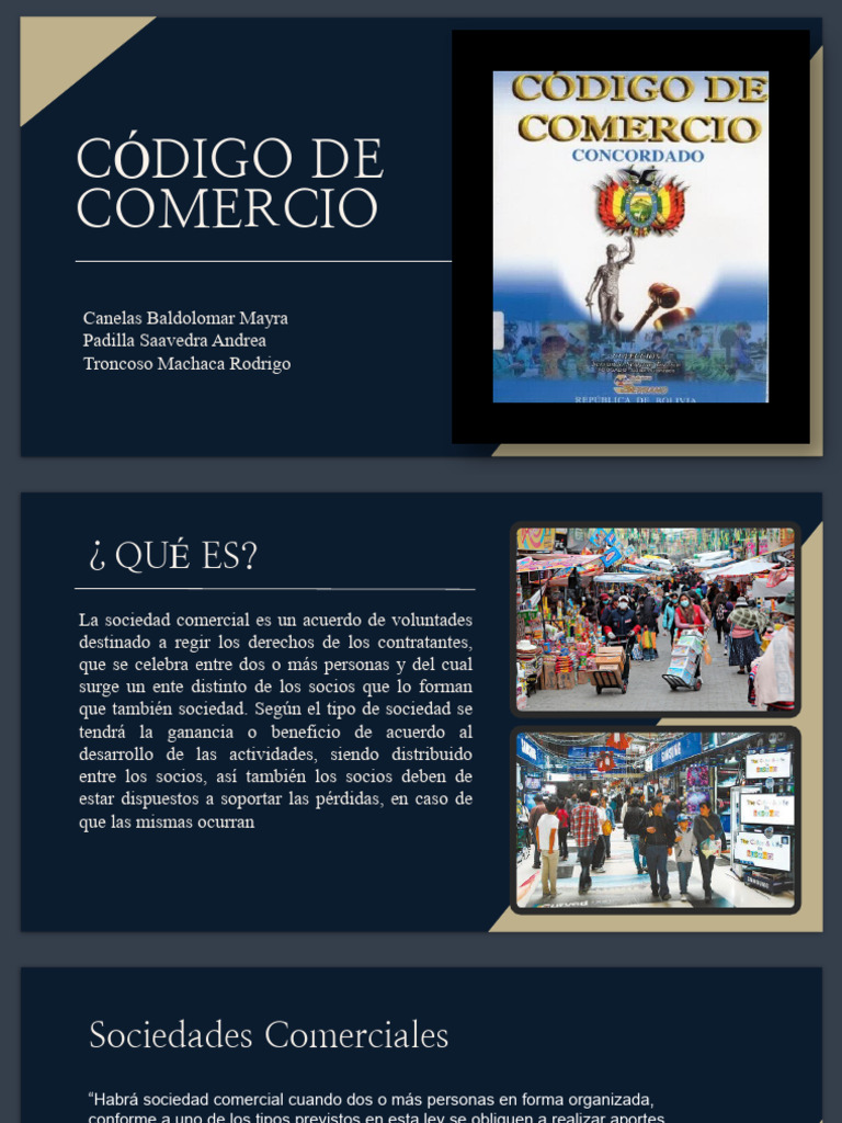 Código Comercio-Grupo 5 | PDF | Sociedad General | Sociedad de responsabilidad limitada