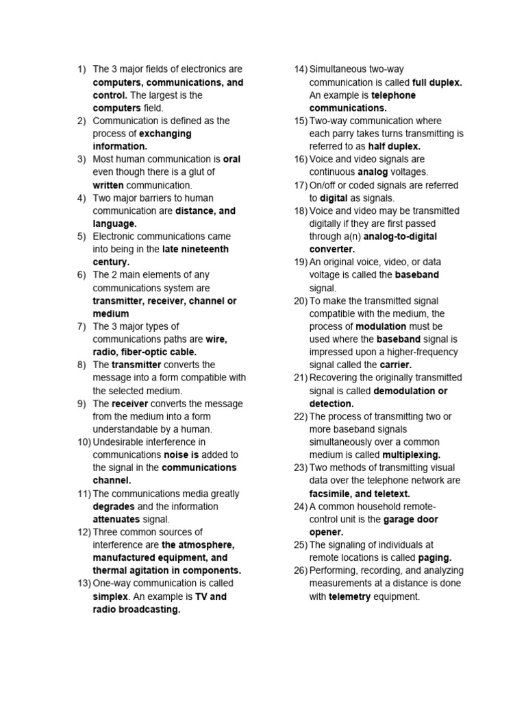 Frenzel Quiz | PDF | Frequency Modulation | Radio