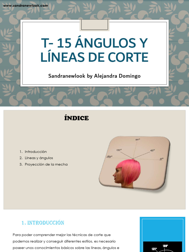 angulos y lineas de corte - 17 pag | PDF | Ángulo | Perpendicular
