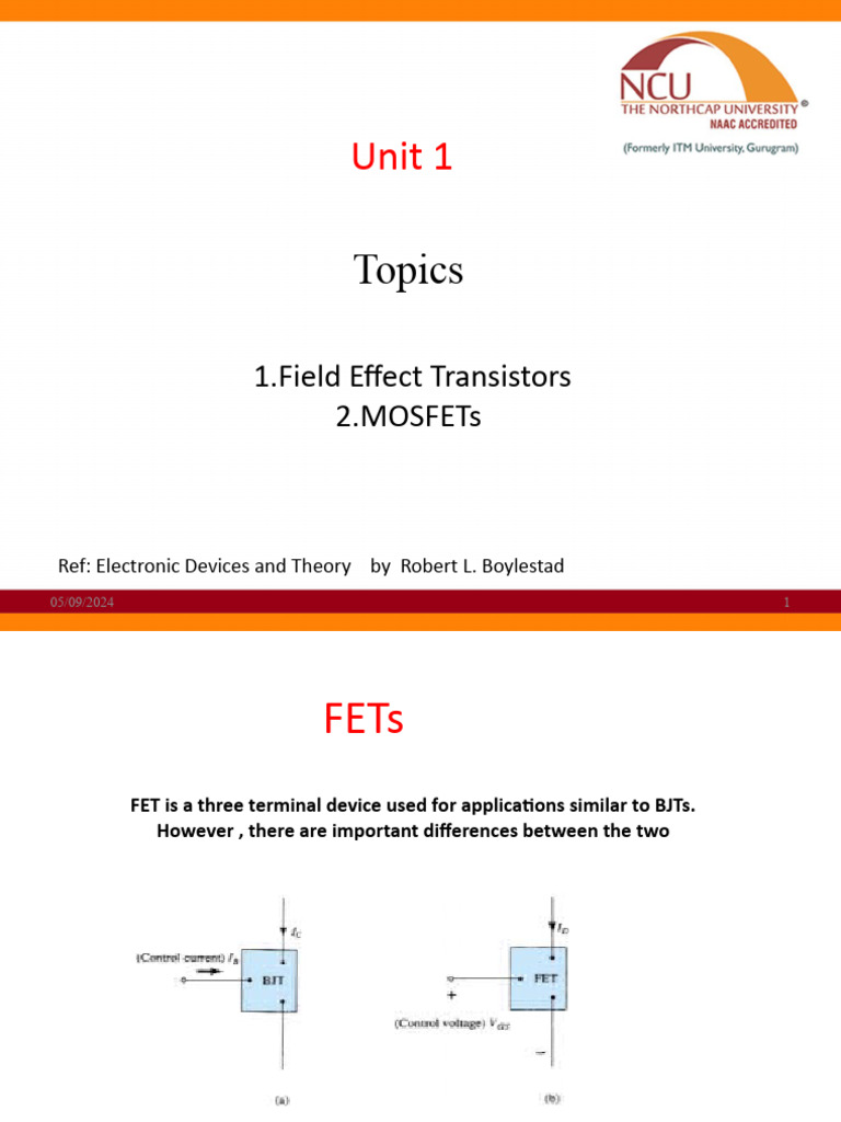 Jfets Mosfets Pdf Field Effect Transistor Mosfet