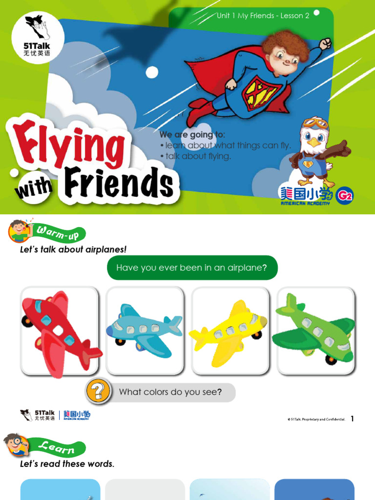 We Are Going To:: - Learn About What Things Can Fly. - Talk About ...