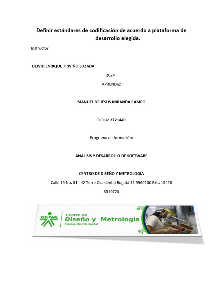 Estándares de Codificación en Java | PDF | Ingeniería Informática | Software