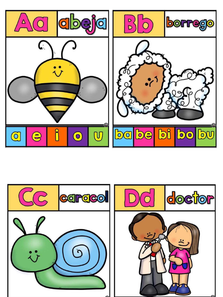 Abecedario y silabas | PDF