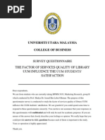 CBAA Library Satisfaction Survey | PDF | Librarian | Libraries