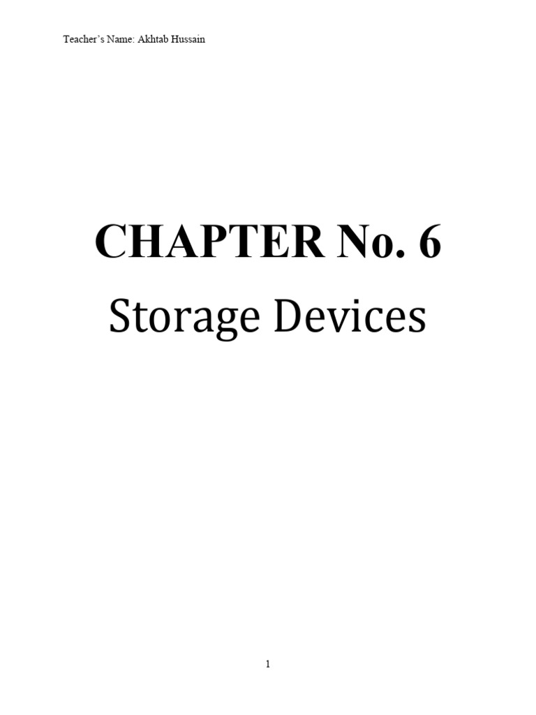 Chapter 6 Memory And Data Storage Pdf Random Access Memory Computer Data Storage