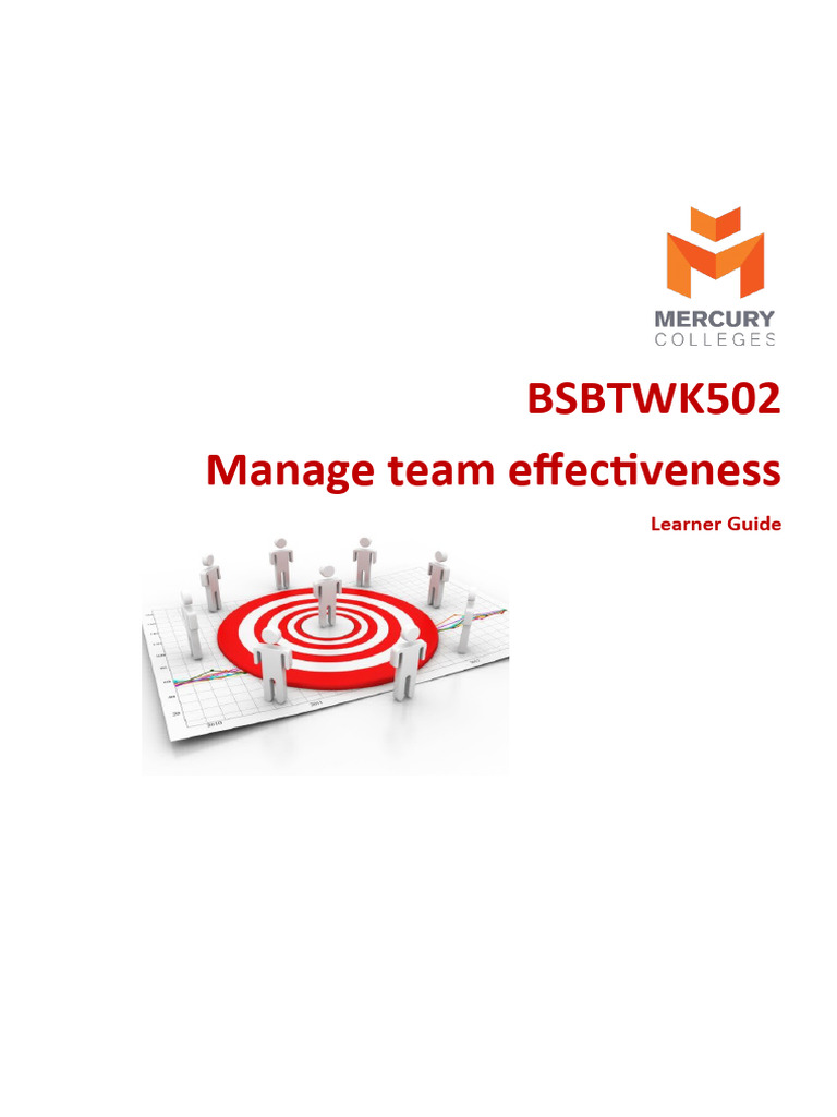 BSBTWK502 Learner Guide V1.0 | PDF | Performance Indicator | Strategic Management